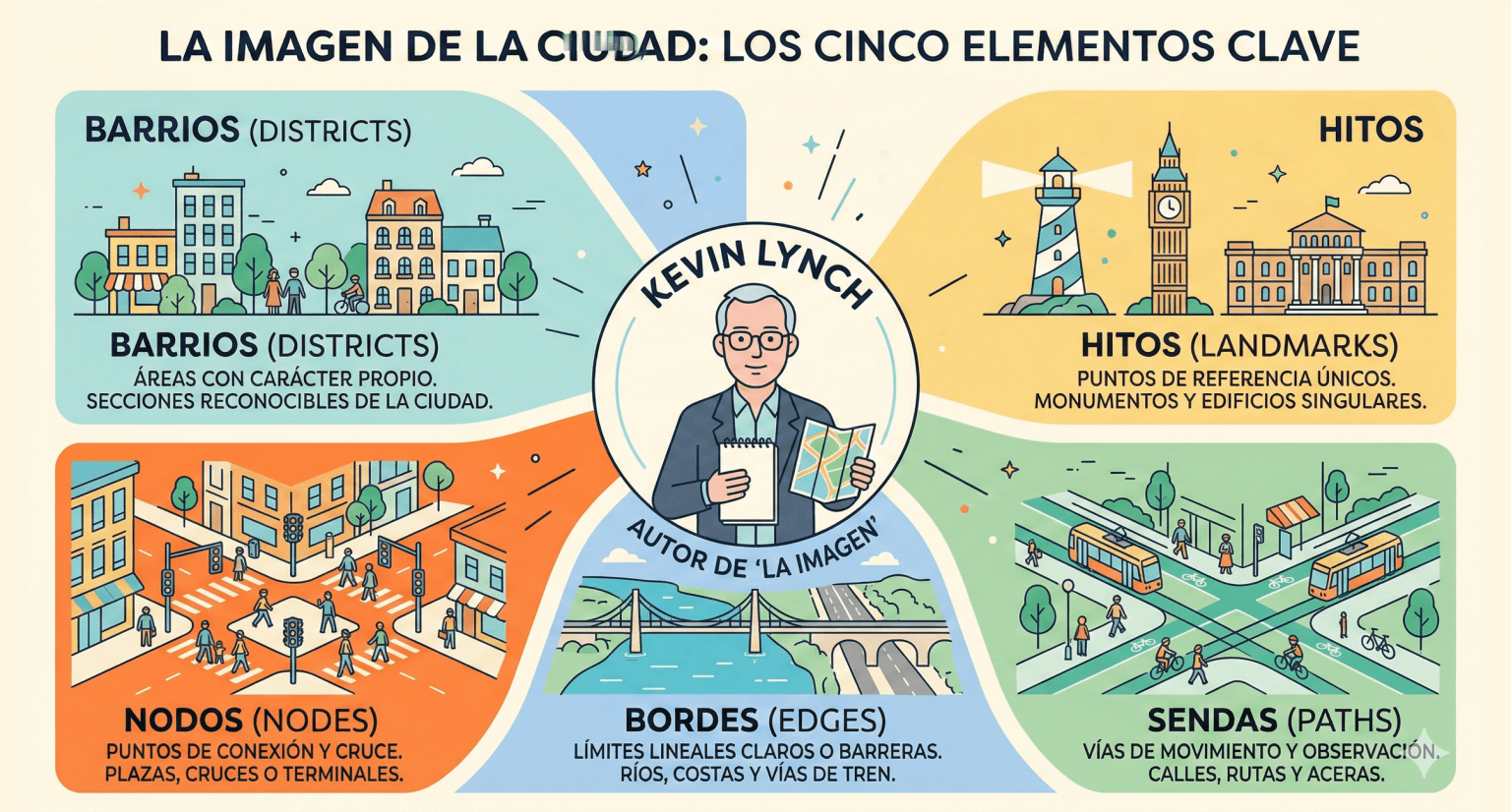"La imagen de la ciudad" de Kevin Lynch - Urban designer